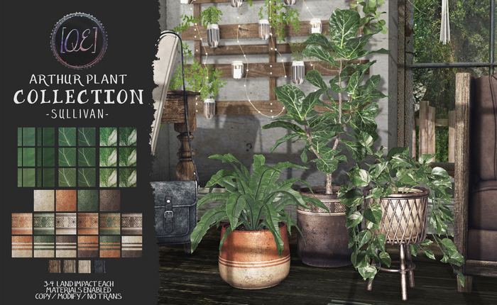 Second Life Marketplace - [QE Home] Arthur Plant Set -Sullivan-